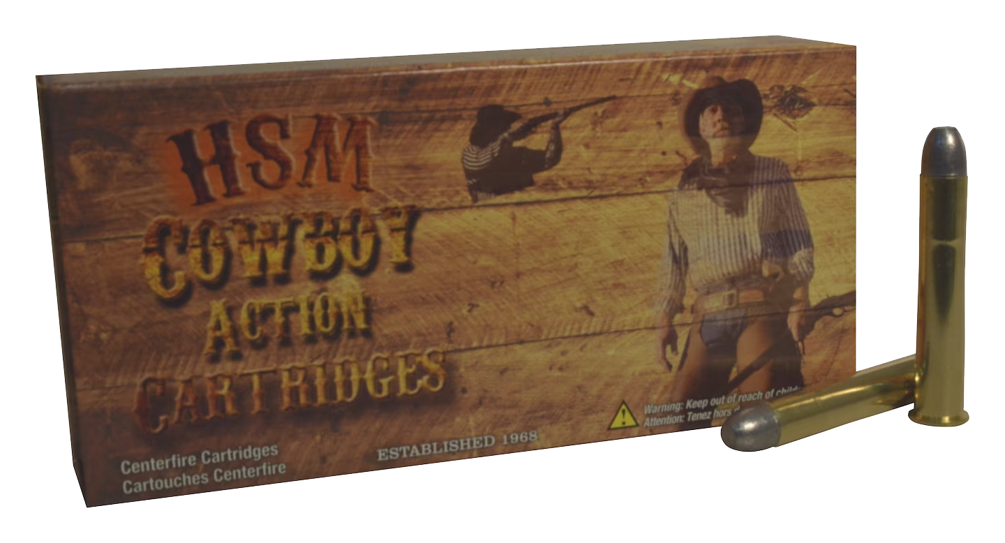 HSM Cowboy .38-55 Winchester 240 Grain Action Round Nose Flat Point ...